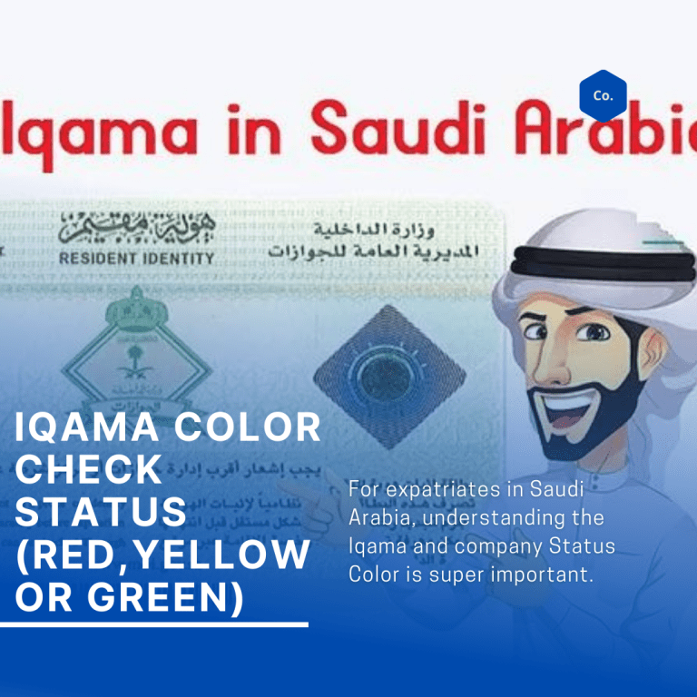 Saudi Arabia Check Company Status (Iqama Or Nitaqat) Color