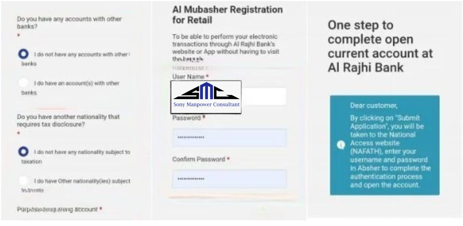 Method to open Al Rajhi Bank account online in Step by Step